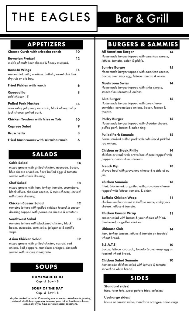 Dining - Eagles Golf